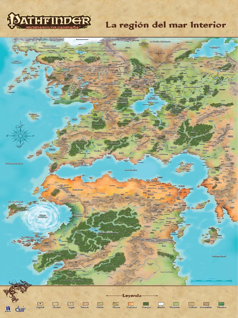 Mapa de Golarion | PDF