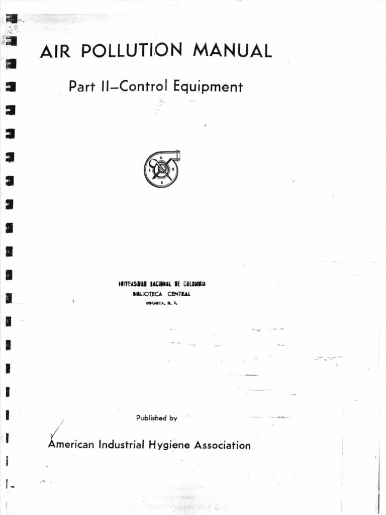 Libro Air Pollution Manual | Download Free PDF | Gases | Physical Sciences