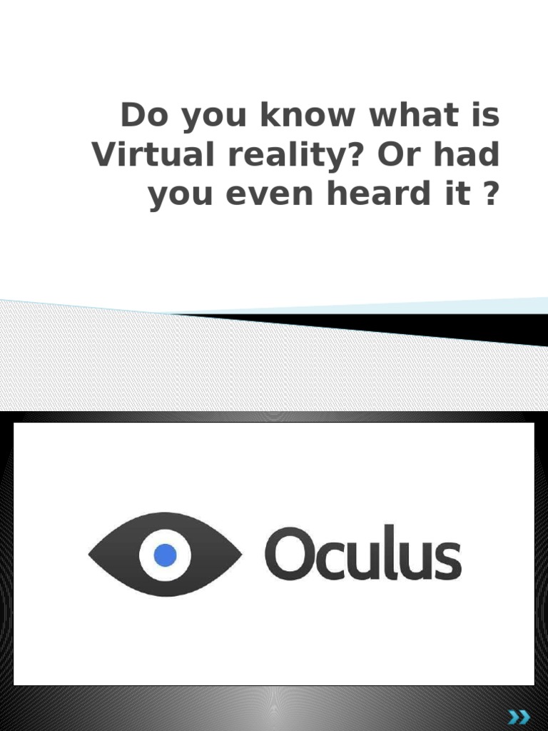 VR - Oculus Rift | PDF | Games & Activities