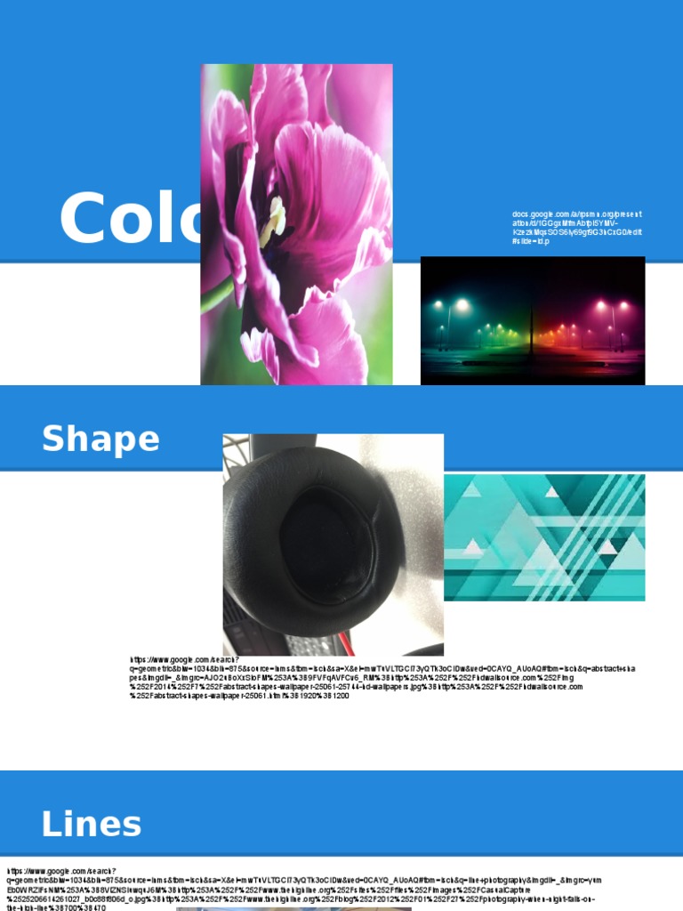 Exploring Color, Shape, and Texture | PDF