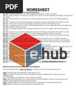 Double Entry Pratice Questions | PDF | Bookkeeping | Debits And Credits