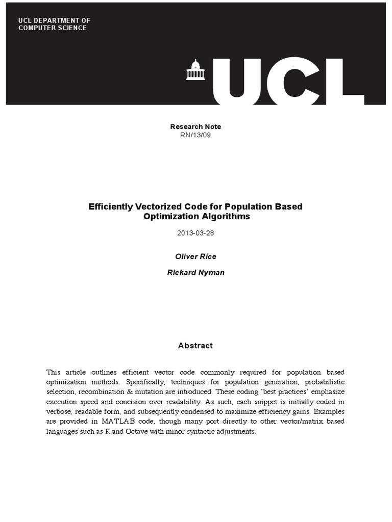 Genetic Algorithm in Matlab (Exemple) | PDF | Genetic Algorithm | Permutation