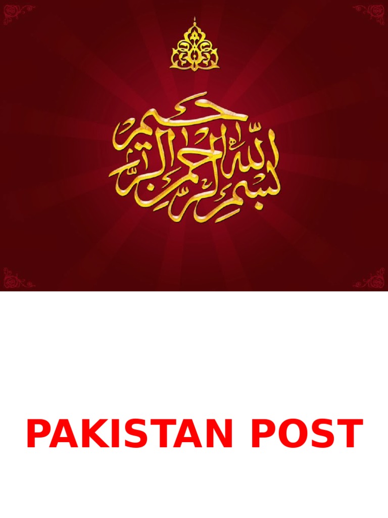 An Overview of Pakistan Post: Its Services, Organizational Structure ...