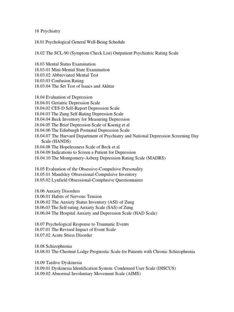 Kuesioner | PDF | Attention Deficit Hyperactivity Disorder | Major ...