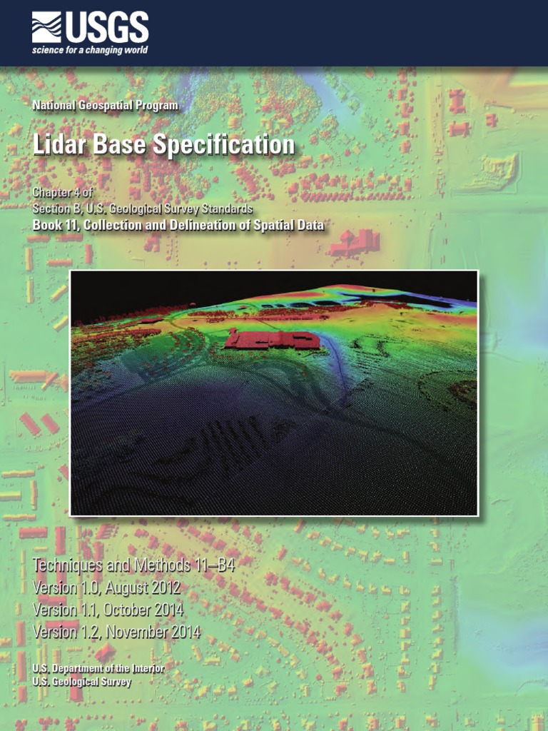USGS Remote Sensing Specs | Lidar | United States Geological Survey