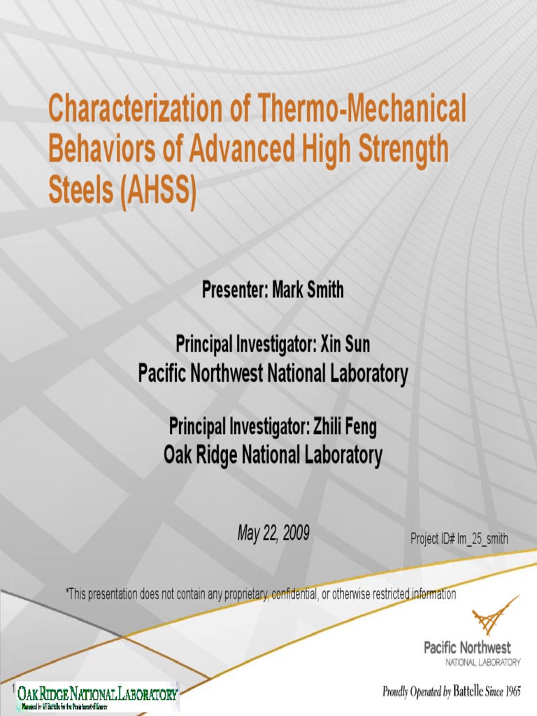 Advanced High Strength Steels (AHSS) in Vehicle Structures ...