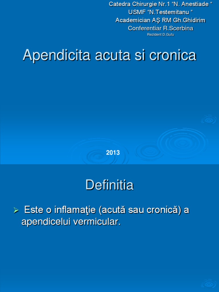 Apendicita | PDF