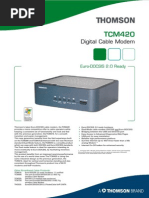 Spectrum D3.1 EMTA Data Sheet | PDF | Orthogonal Frequency Division ...
