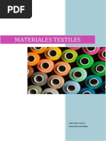Materiales Comunes en la Ropa | PDF | Textiles | Fibras
