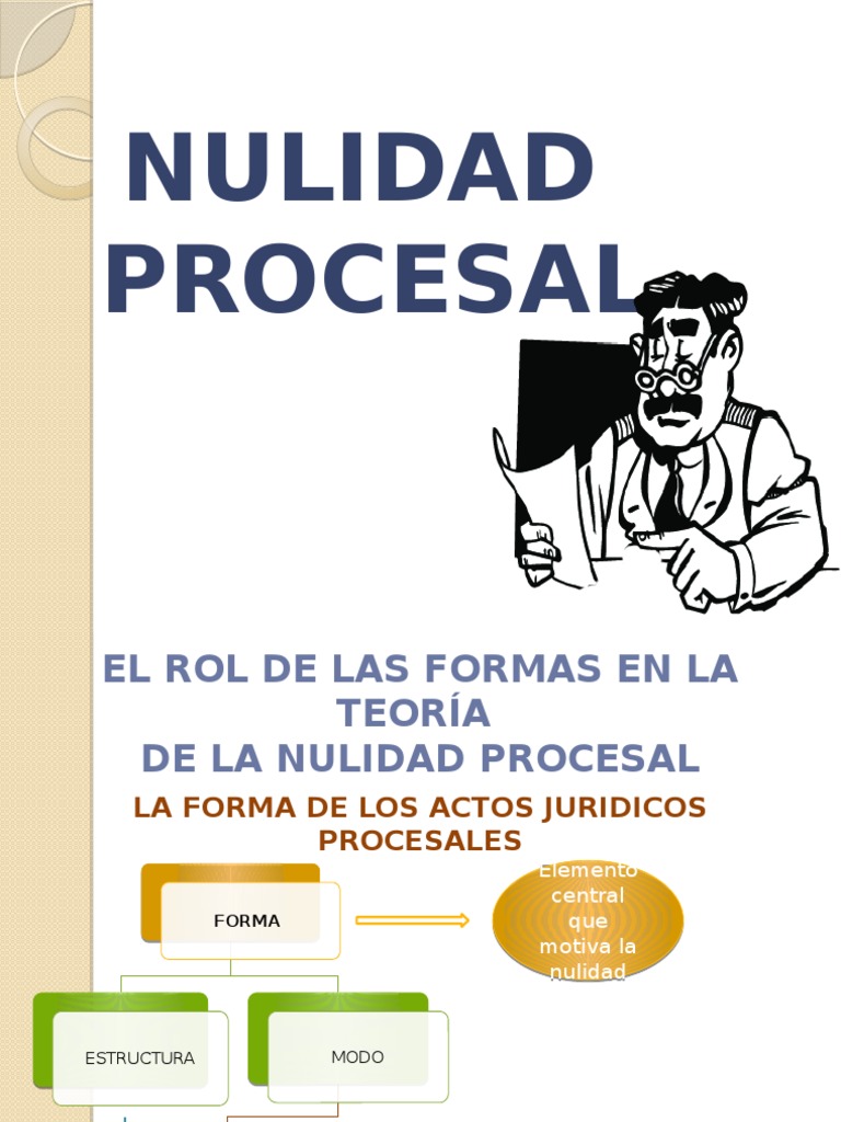 Nulidades Procesales en el Proceso Civil | PDF | Ley procesal | Nulo (ley)