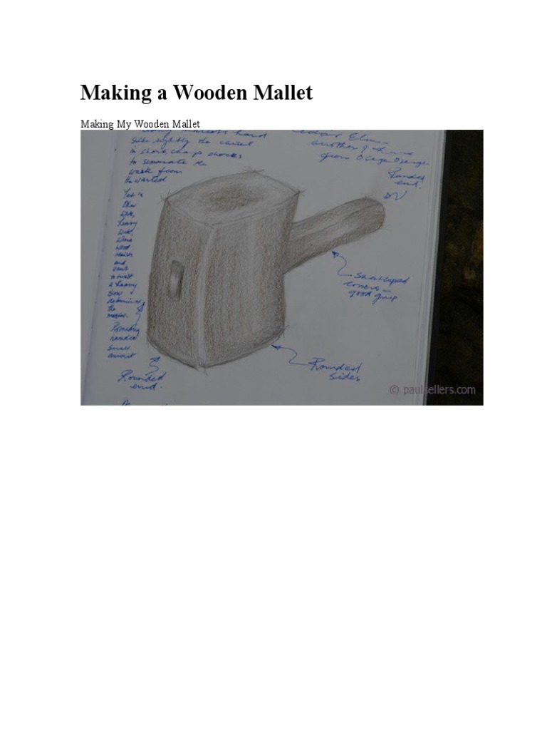 Making A Wooden Mallet | PDF | Trees | Wood