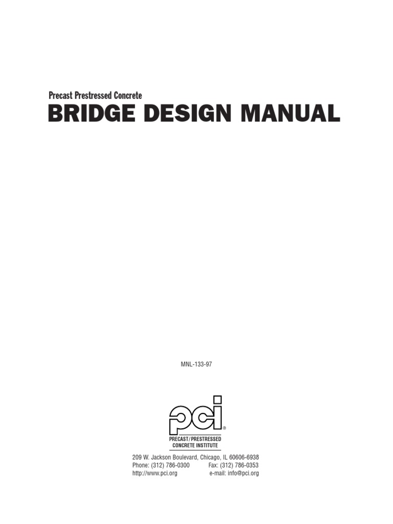 PCI Bridge Design Manual, 2003 | PDF | Prestressed Concrete | Precast ...