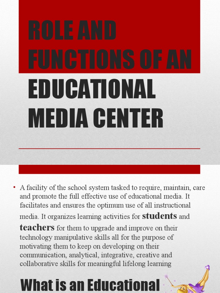 Functions of Educational Media Centers | PDF | Accessibility | Teachers