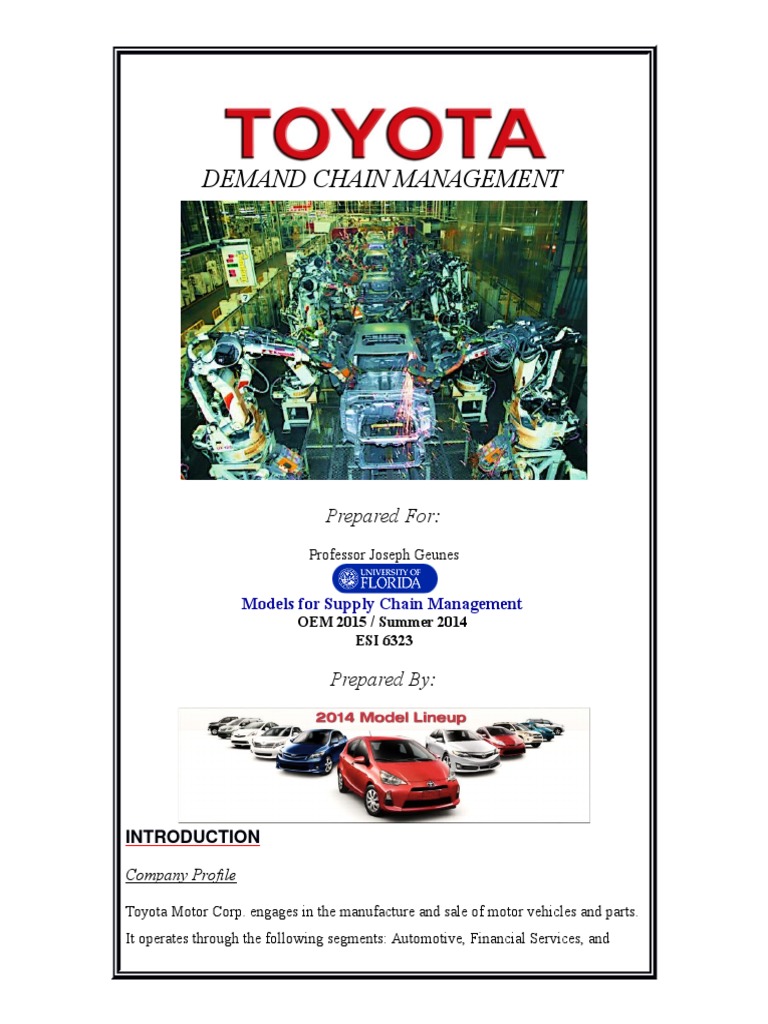 Toyota Case Study Write Up | PDF | Toyota | Motor Vehicle