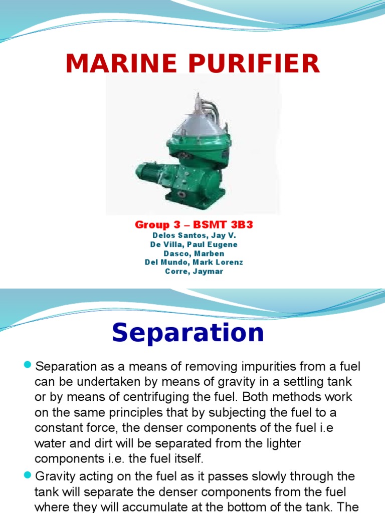 Marine Purifier | Clutch | Centrifuge