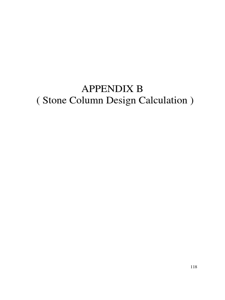 Stone Column Design | PDF