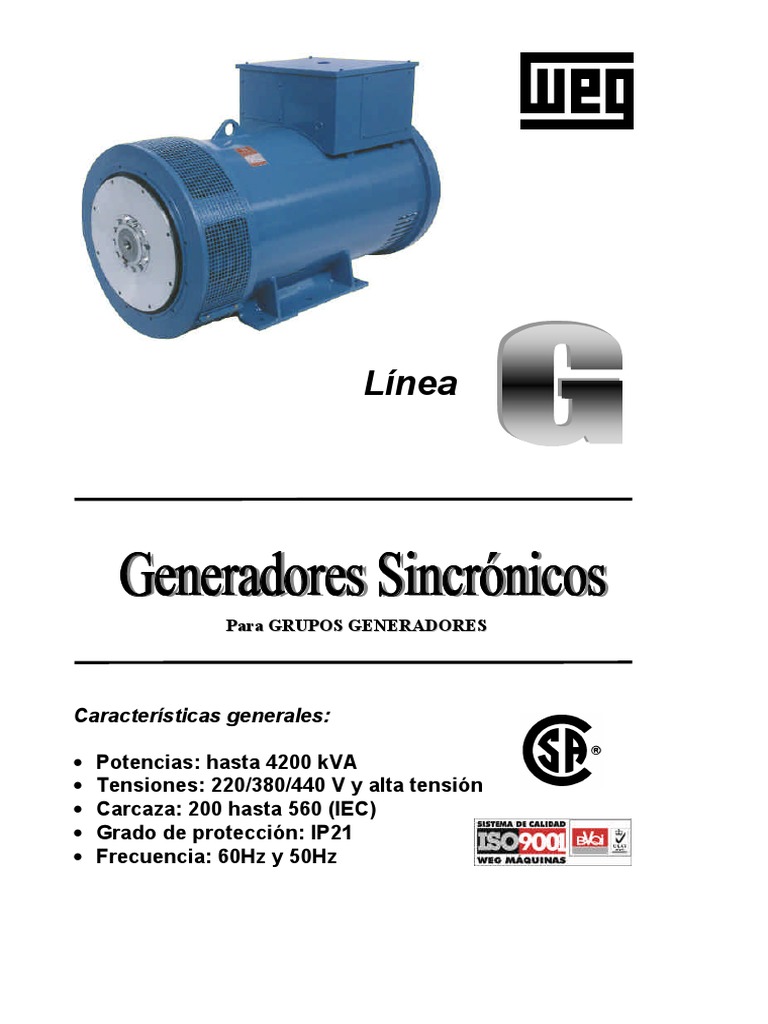 Generadores WEG | PDF