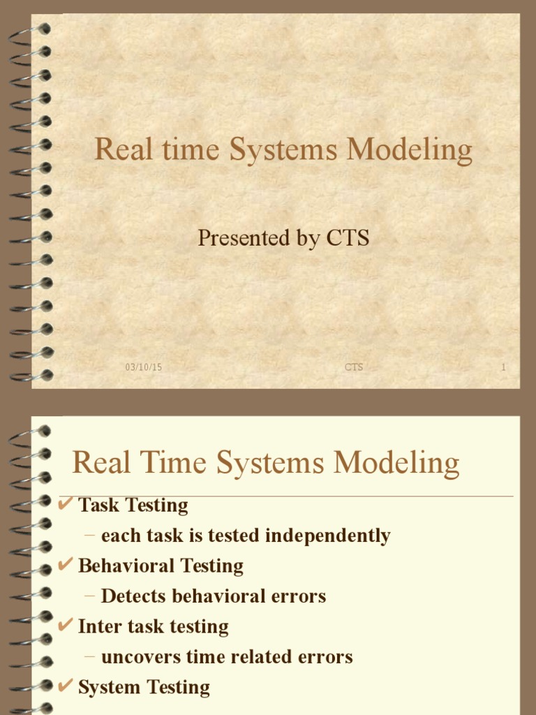 Real Time Systems Modelling | PDF | Real Time Computing | Product Lifecycle