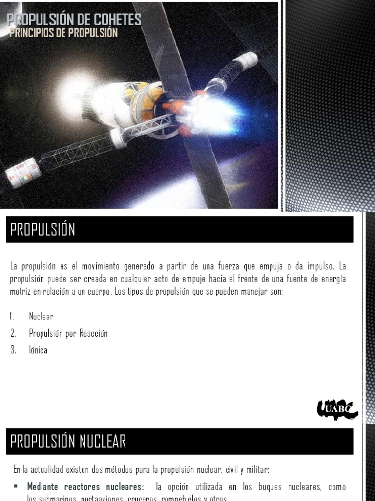 Tipos de Propulsión en Cohetes | PDF | La energía nuclear | Motor a ...
