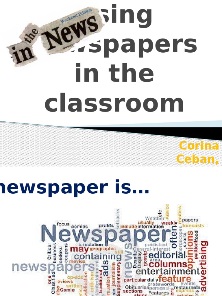 Using Authentic Materials: Integrating Newspapers in EFL Classes | PDF ...