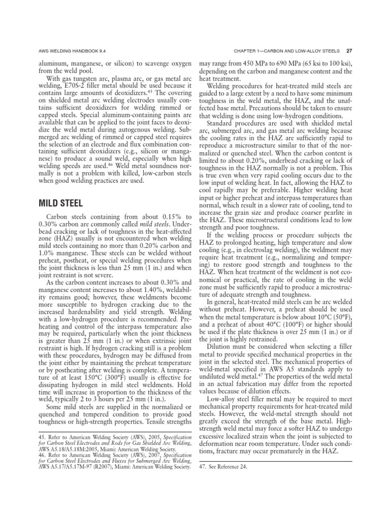 Mild Steel Welding Handbook Vol 4 | PDF | Welding | Construction