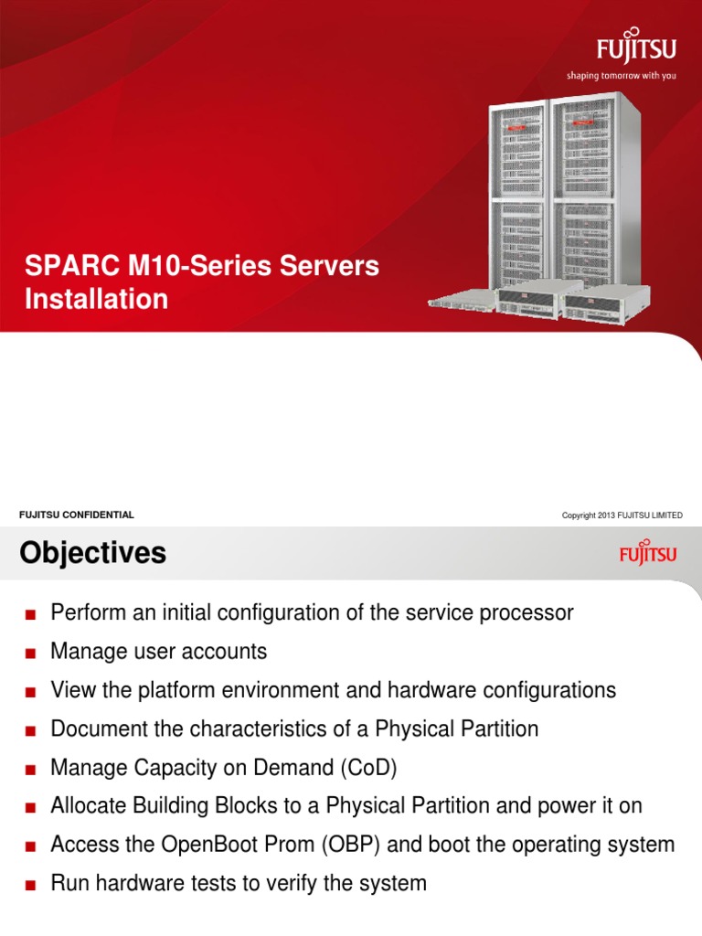 Sparc M10-Series Servers Installation | PDF | Email | Operating System
