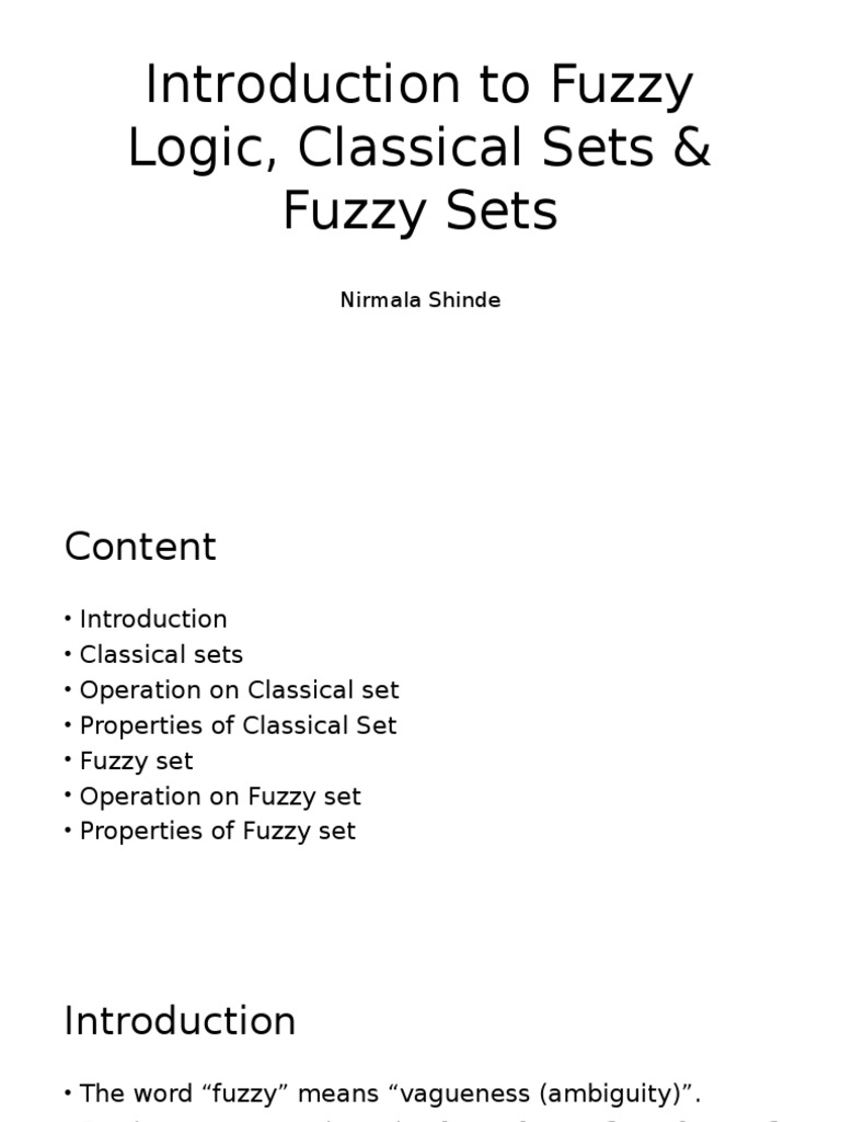 Fuzzy Set Theory 2015.pptx | Fuzzy Logic | Function (Mathematics)