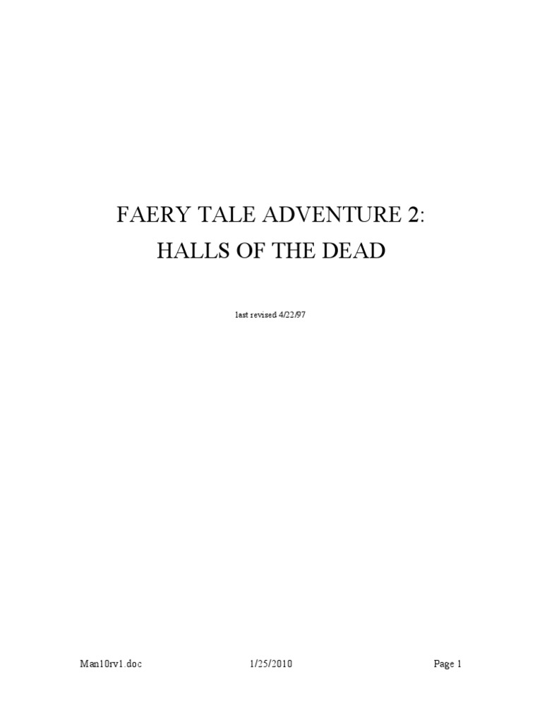 Faery - Tale.adventure.2 Manual | PDF | Point And Click | Cursor (User ...