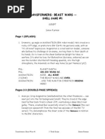 Optimus Prime Papercraft Part 1 | PDF