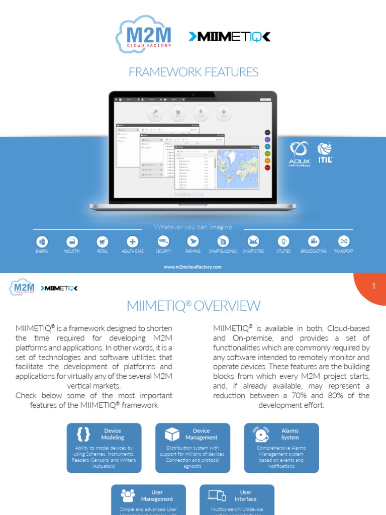 Miimetiq Brochure en | PDF | User Interface | Cloud Computing