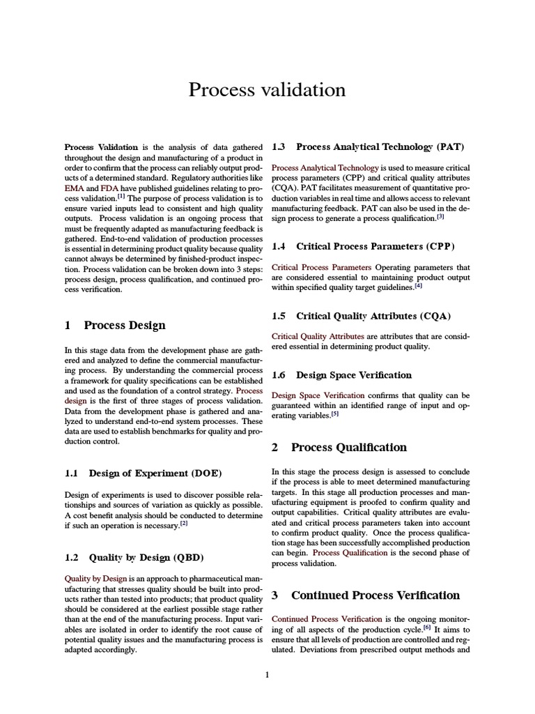 Process validation.pdf | Systems Theory | Business