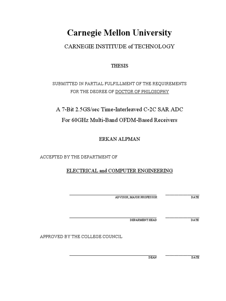 Cmu Ece 2009 010 | PDF | Modulation | Analog To Digital Converter