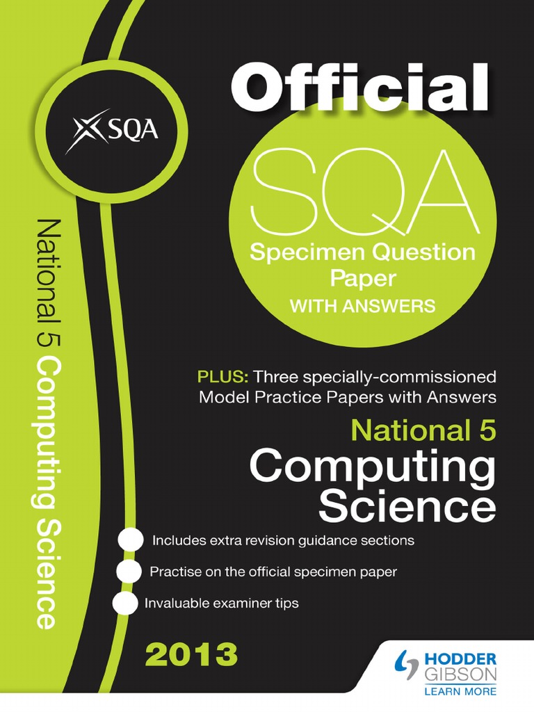 SQA National 5 Computing Science Specimen Papers 2013 9781471802034 RE ... SQA National 5 Computing Science Specimen Papers 2013 9781471802034 RE ...