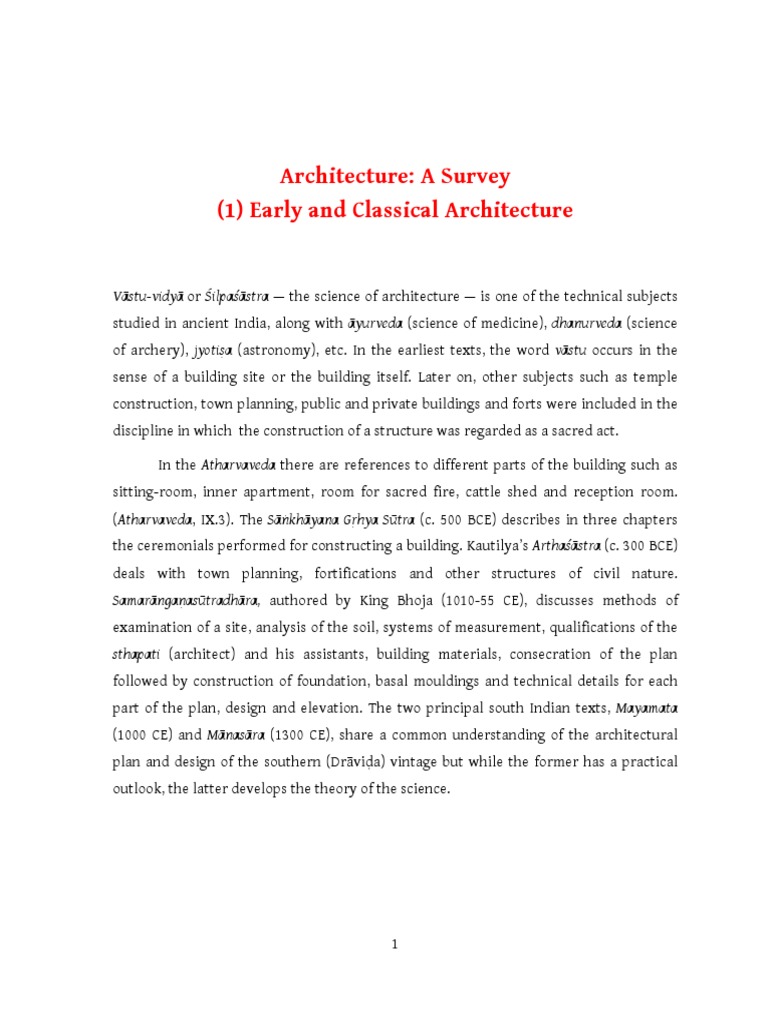 Architecture: Early&Classical | PDF