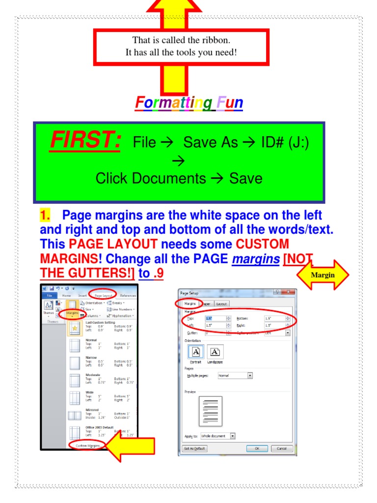 Formatting A Word Document | PDF | Text | Typography