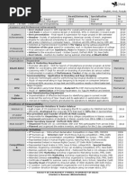 IIM A Resume Format For Freshers | PDF | Mechanical Engineering | Schools