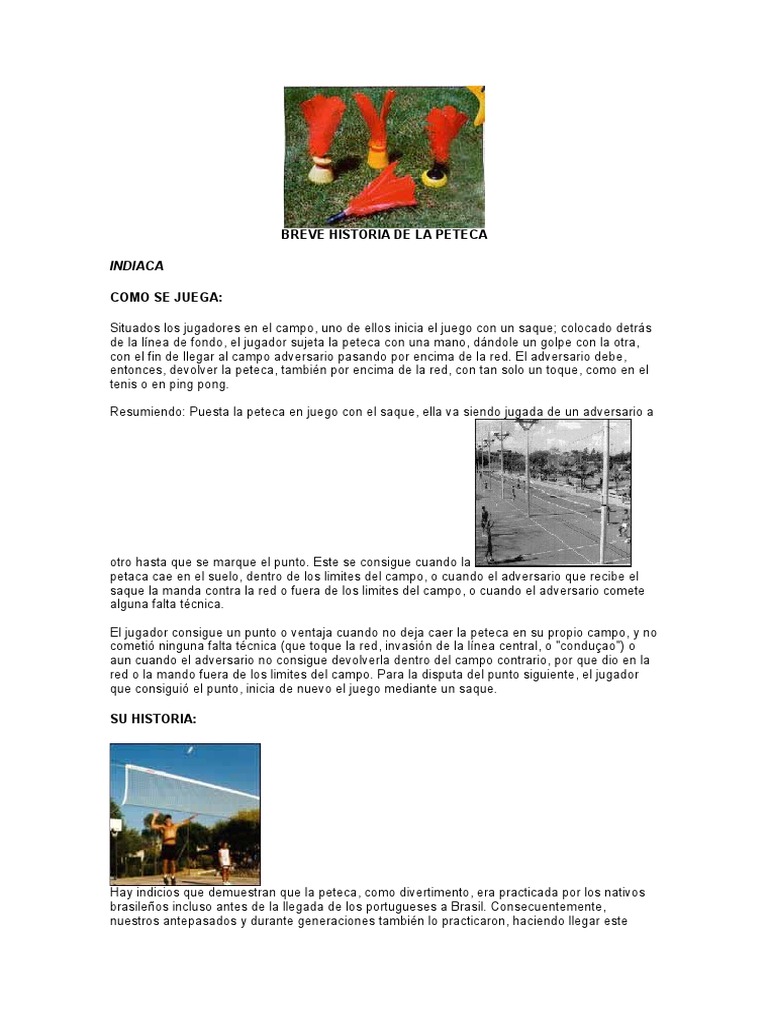 Breve Historia de La PETECA | PDF