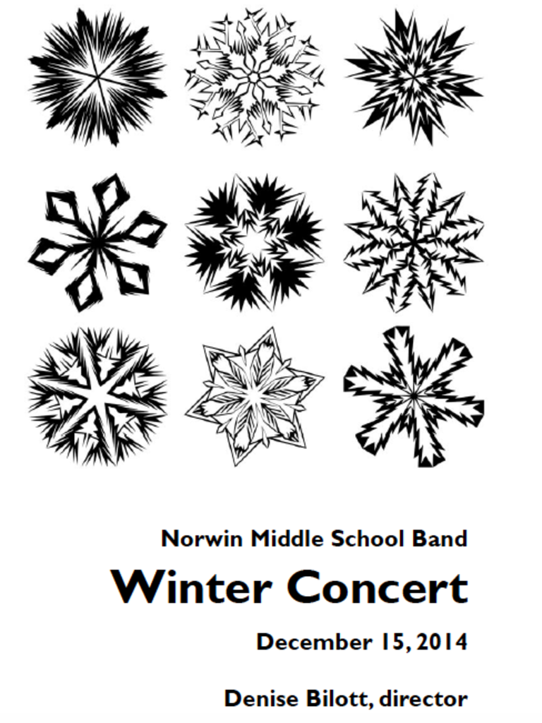 Norwin Middle School Band Concert December 2014 | PDF | Performing Arts ...