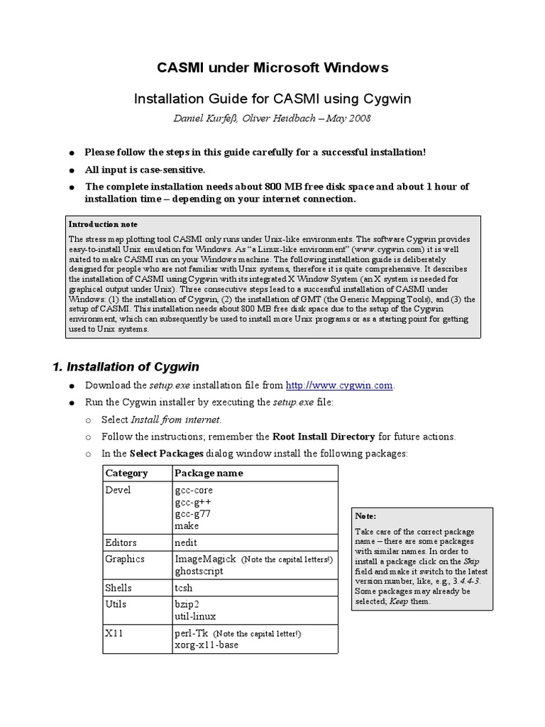 Guia Instalacion GMT | PDF | Installation (Computer Programs) | Directory (Computing)