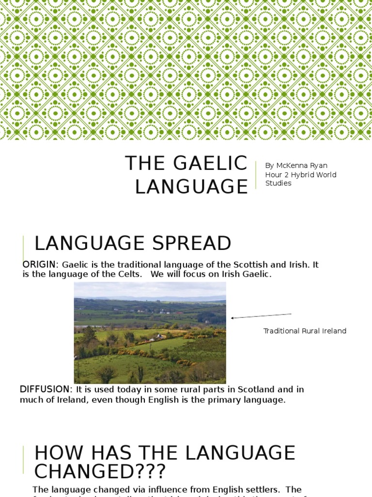 The Gaelic Language | PDF | Irish Language | Ireland