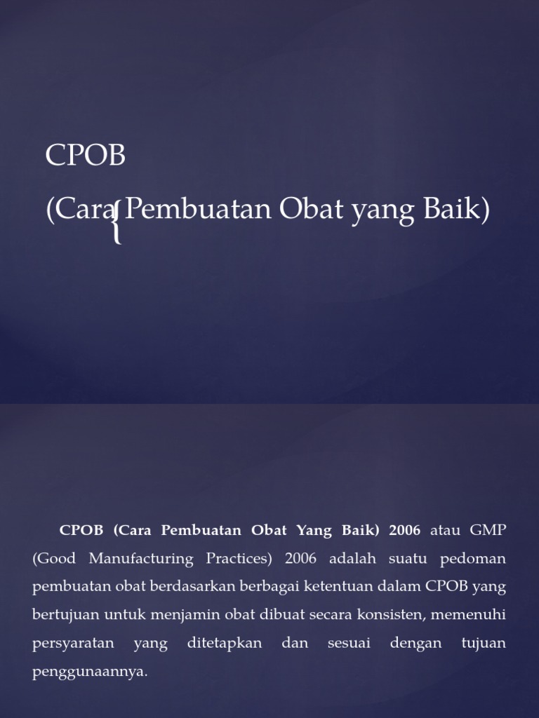 CPOB PPT Puji | PDF | Pengembangan Diri