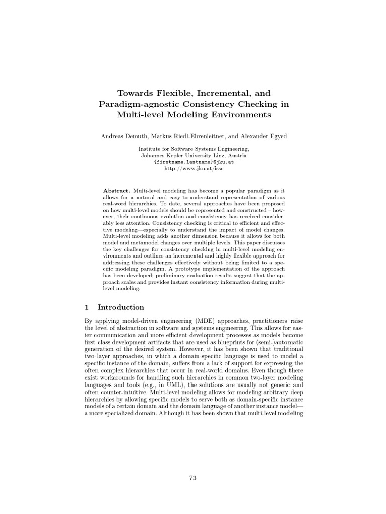 Towards Flexible, Incremental, and Paradigm-Agnostic Consistency ...