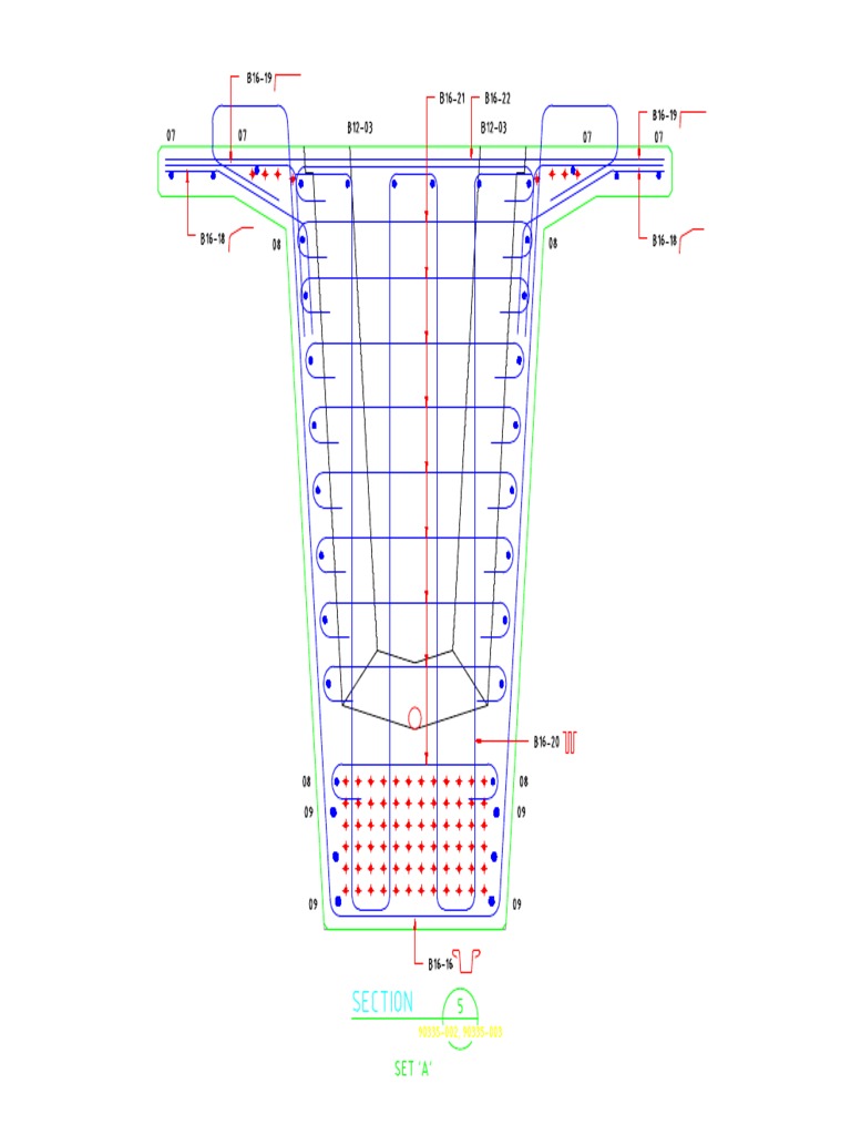 Standard Detail of Super-T Girder 1500 Deep | PDF