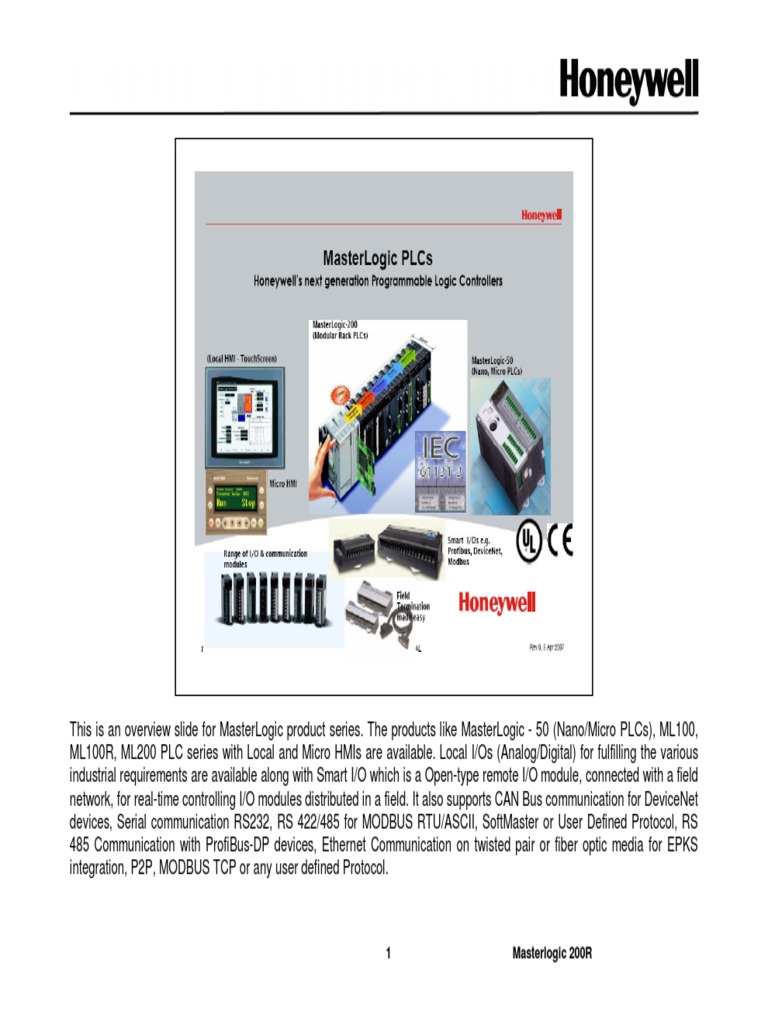 Training Manual ML200R | PDF | Programmable Logic Controller | Computer ...