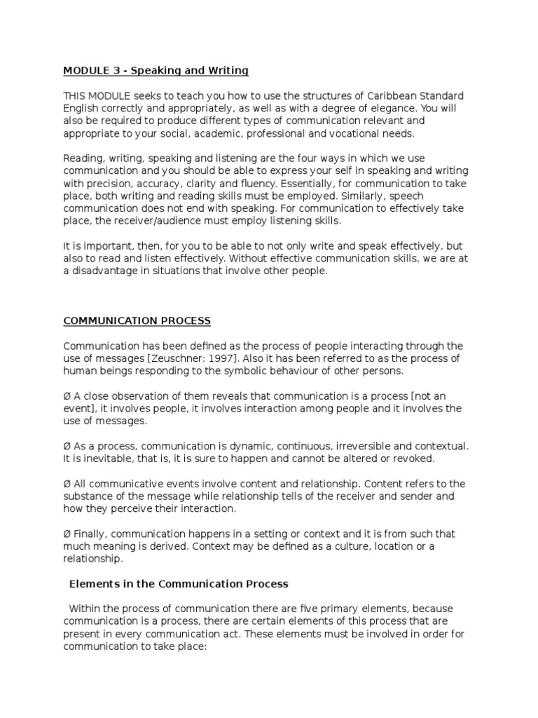 MODULE 3 Communication Studies | PDF | Gesture | Nonverbal Communication