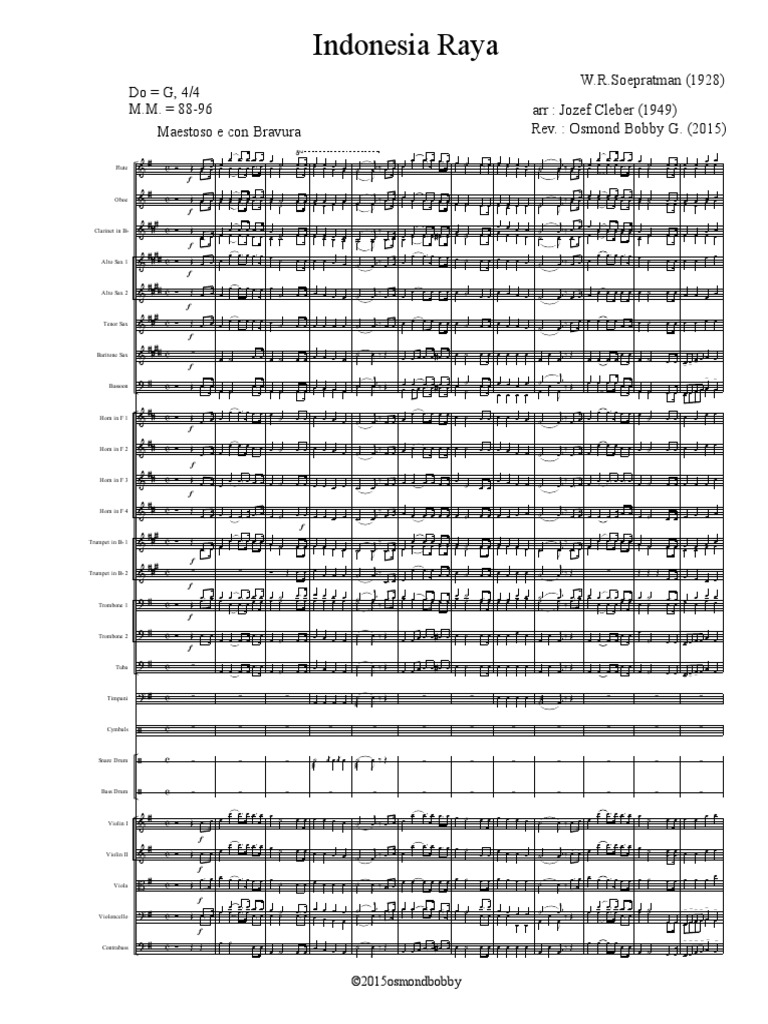 Indonesia Raya - Remastered | PDF