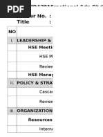 HSE Organization Chart | PDF