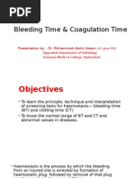 Bleeding and Clotting Time Tests Explained | PDF | Bleeding | Vertebrates