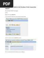 Add Custom Fields in Standard MIRO Header Screen Through BADI | PDF ...
