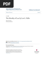 Fuller's Eight Principles of Law | PDF | Jurisprudence | Morality